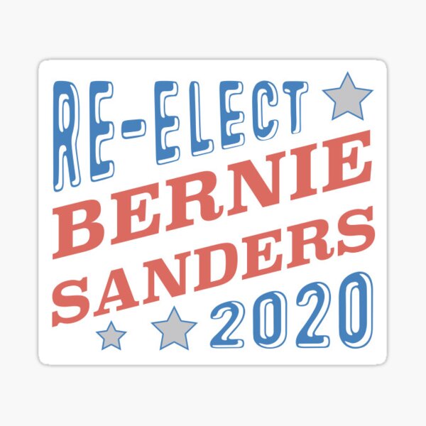 "Bernie 2020! " Sticker by itswavey | Redbubble