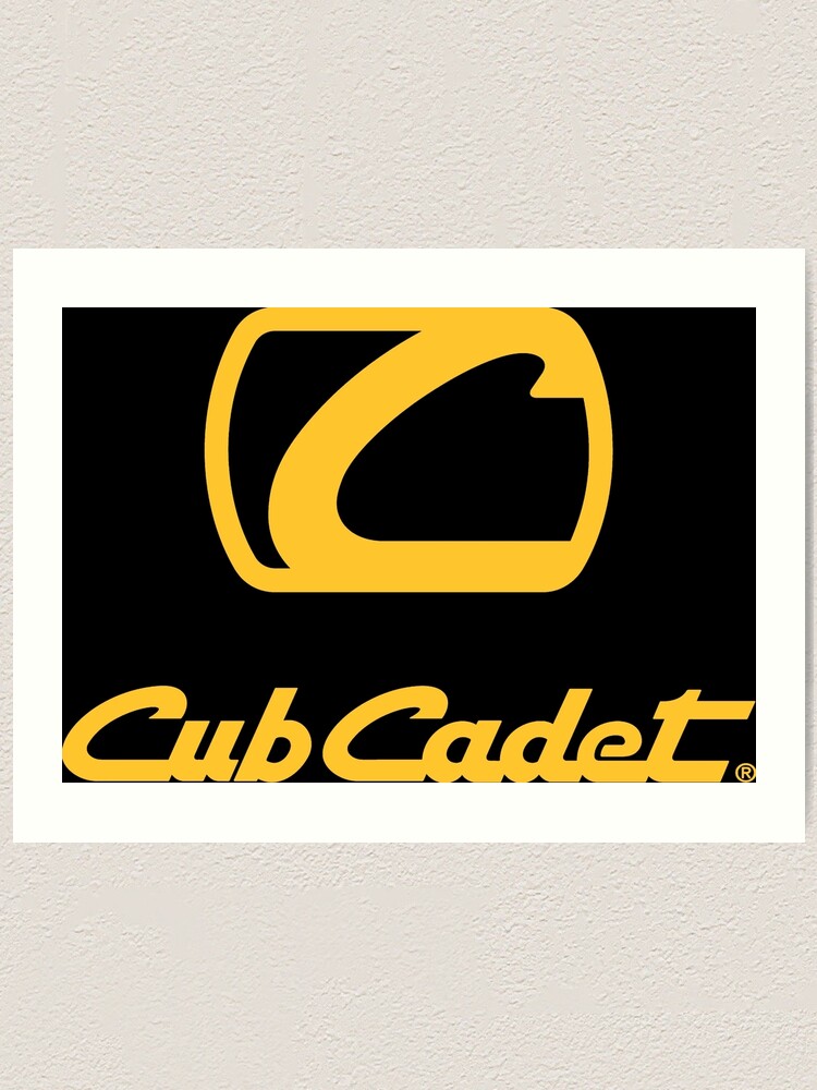 "TRACTOR-CUB CADET POTRAIT LOGO" Art Print by BenjamYoung | Redbubble