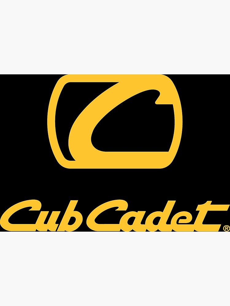 "TRACTOR-CUB CADET POTRAIT LOGO" Art Print by BenjamYoung | Redbubble