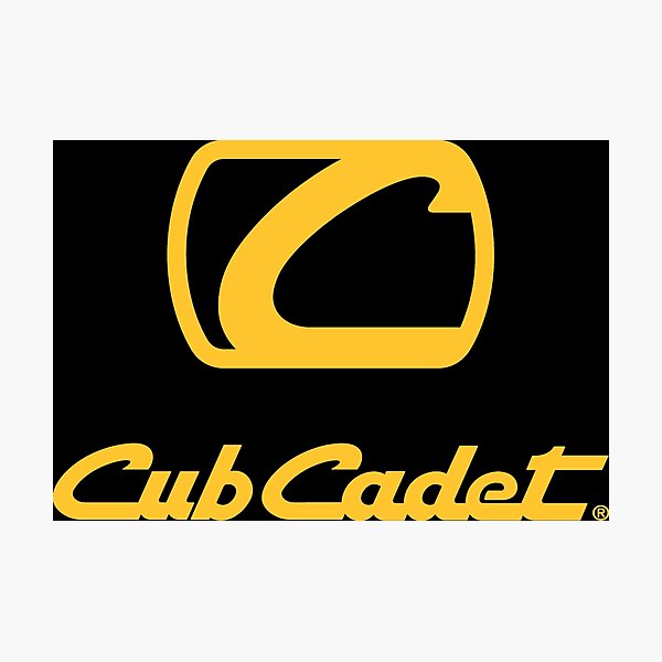 "TRACTOR-CUB CADET POTRAIT LOGO" Photographic Print for Sale by ...