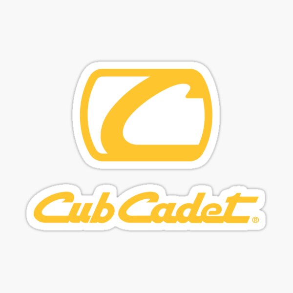 "TRACTOR-CUB CADET POTRAIT LOGO" Sticker for Sale by BenjamYoung ...