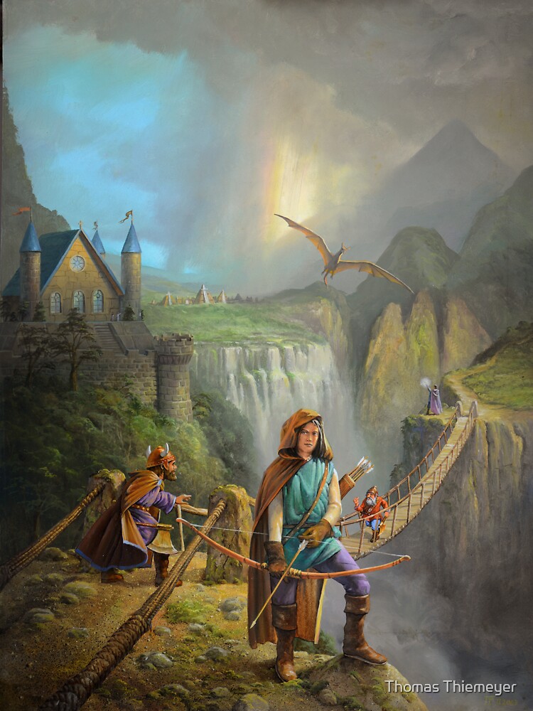 "The World Of DSA" Sticker for Sale by TThiemeyer | Redbubble