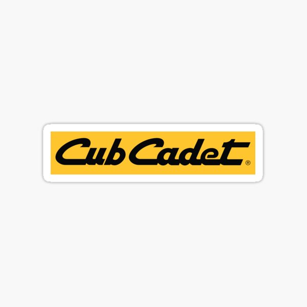 "TRACTOR-CUB-CADET LOGO" Sticker for Sale by MollyHammone | Redbubble