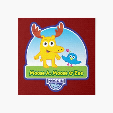 "Moose & Zee - Noggin" Art Board Print by maylily0845 | Redbubble