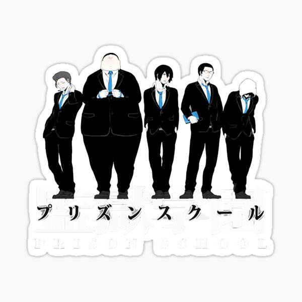 "Prison School in Black Suit " Sticker by Hopkinson | Redbubble