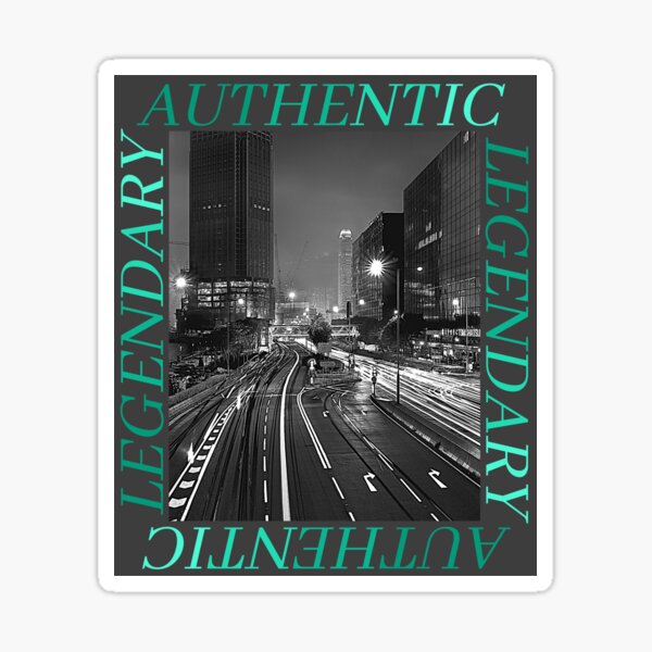"Authentic legendary" Sticker for Sale by tsaqifega | Redbubble