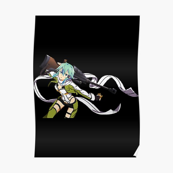 "Sword Art Online - Sinon " Poster for Sale by seauEashan | Redbubble