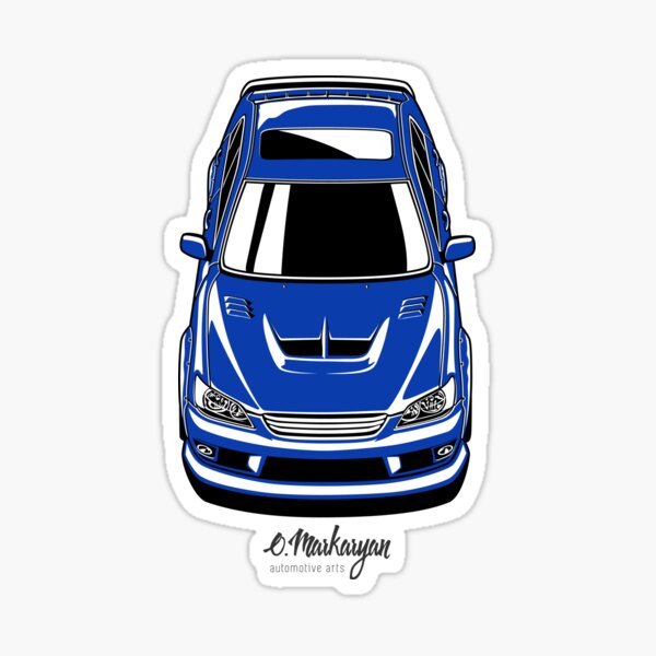 "Altezza / IS (blue)" Sticker for Sale by OlegMarkaryan | Redbubble