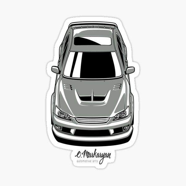 "Altezza / IS (grey)" Sticker by OlegMarkaryan | Redbubble