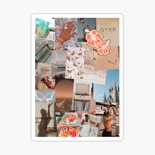 "Aesthetic collage" Sticker by DesignsByJas | Redbubble