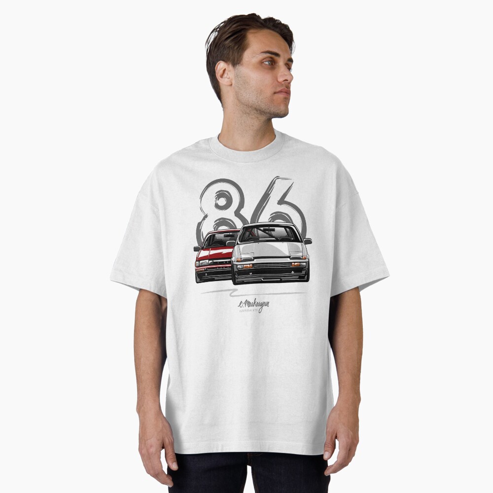 "AE86 hachi roku" Sticker for Sale by OlegMarkaryan | Redbubble