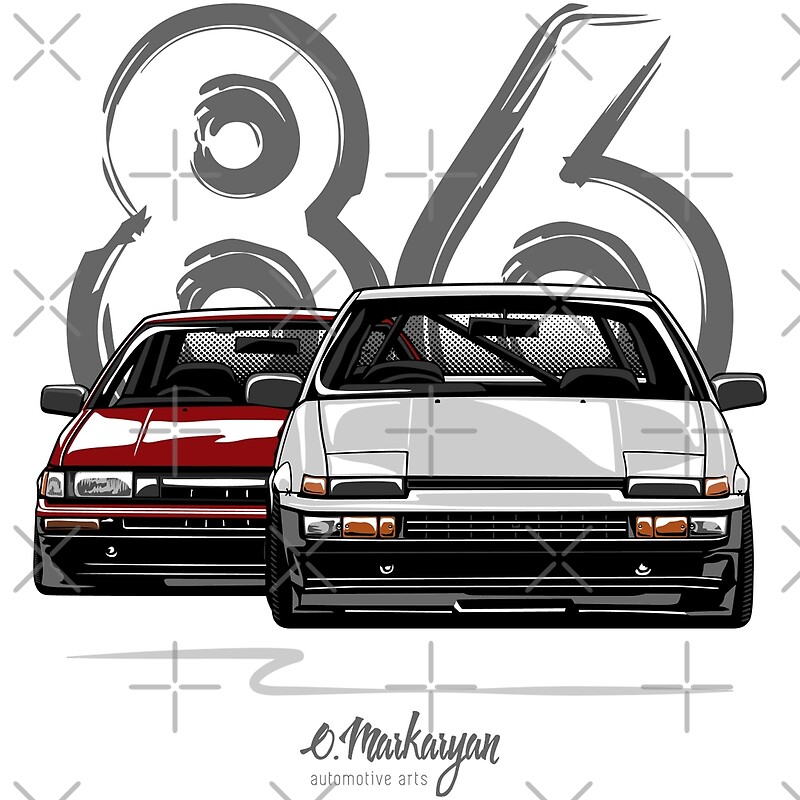 Toyota Ae86: Posters | Redbubble