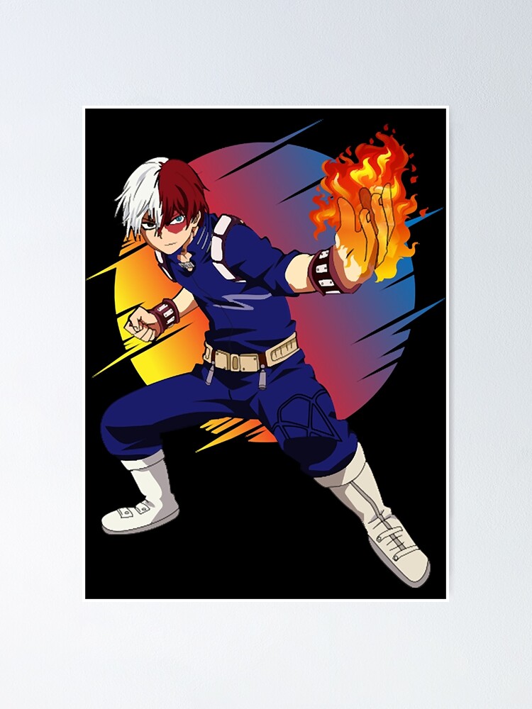 "Boku no hero academia - Shoto Todoroki " Poster for Sale by Earnhart02 ...