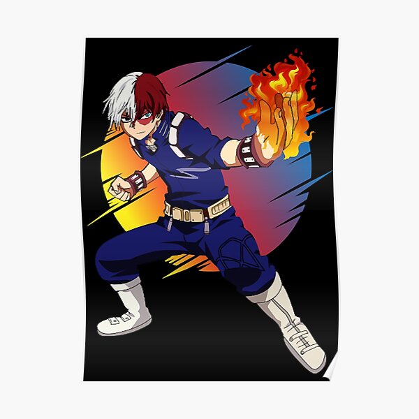 "Boku no hero academia - Shoto Todoroki " Poster for Sale by Earnhart02 ...