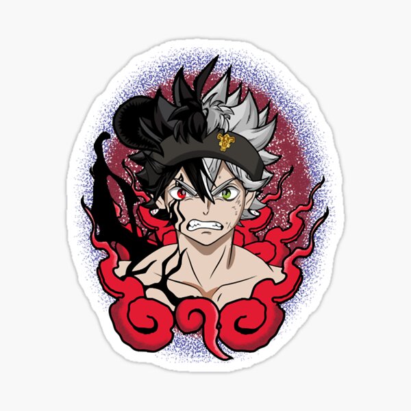 "Black Clover - Asta Retro design " Sticker for Sale by Earnhart02 ...