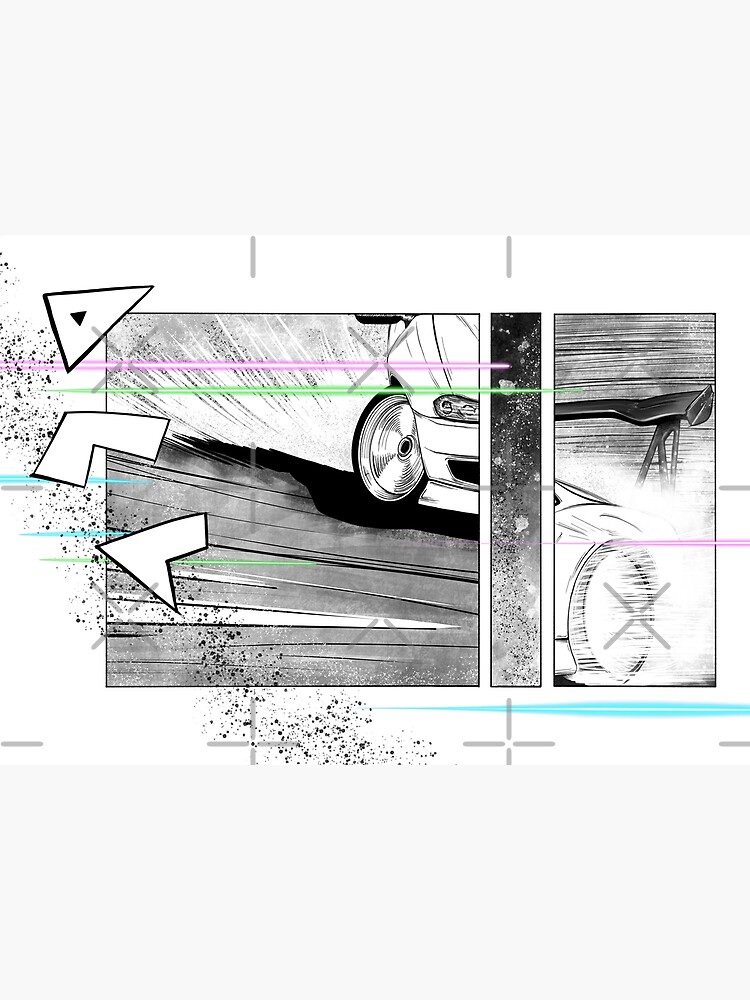 "Drift 3 - drifting comic car art" Poster for Sale by yeomanscarart ...