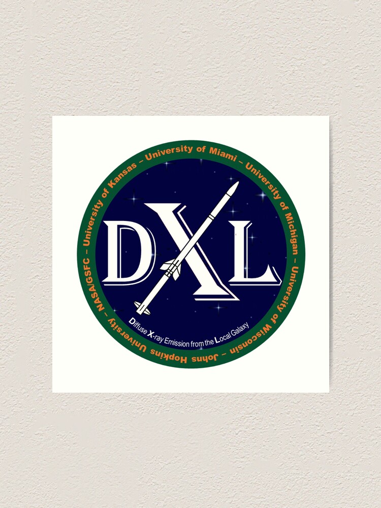 "Diffuse X-ray emission from the Local galaxy (DXL) Mission Logo" Art ...