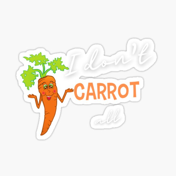 "cute carrot" Sticker for Sale by Elfarida | Redbubble