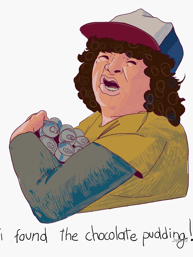 "Stranger Things Dustin" Sticker for Sale by Jeanti | Redbubble
