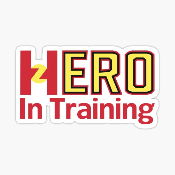 "Hero In Training" Sticker by HIPnonprofit | Redbubble