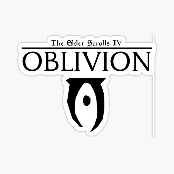 "The Elder Scrolls IV: Oblivion logo" Sticker for Sale by JaroNT ...