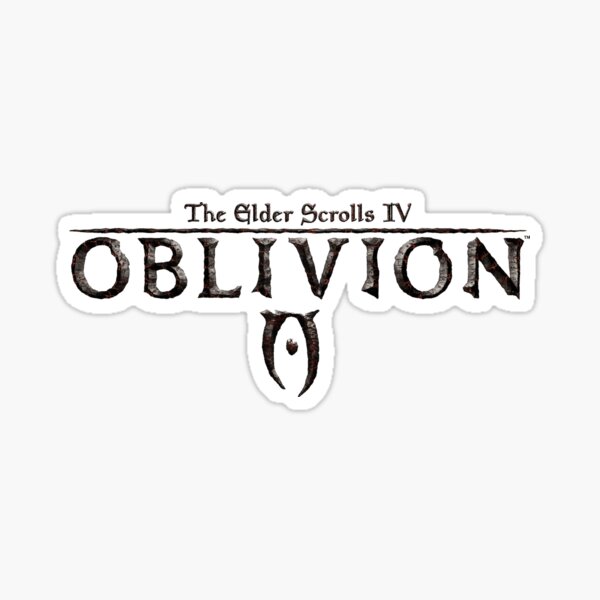 "The Elder Scrolls IV: Oblivion logo" Sticker for Sale by JaroNT ...