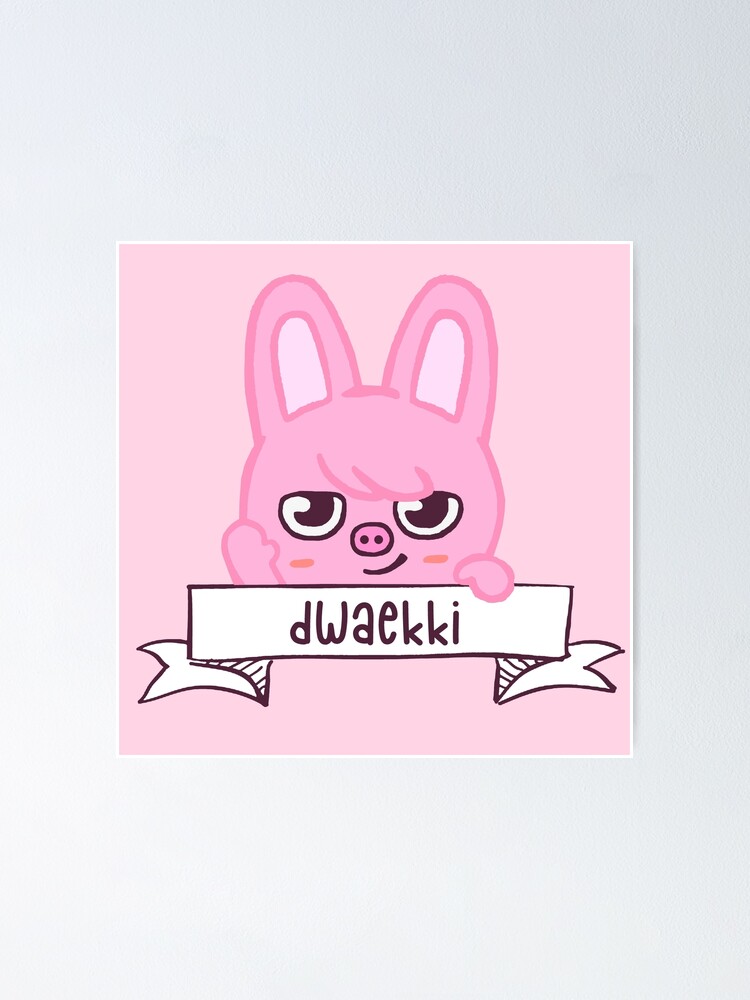 "stray kids skzoo (changbin) dwaekki " Poster for Sale by ...