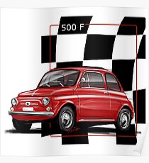 Fiat 500: Posters | Redbubble