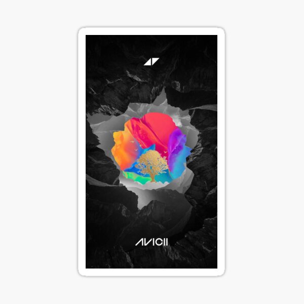 "Avicii lives in Hearts." Sticker for Sale by Murphy009 | Redbubble