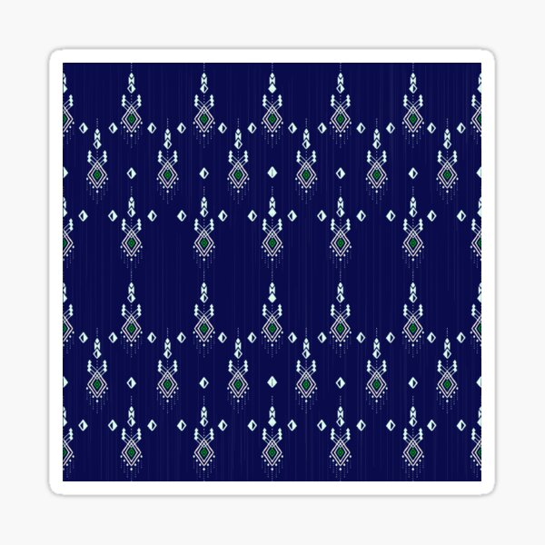 "Local Thai Oriental seamless ethnic " Sticker for Sale by wonderisland ...
