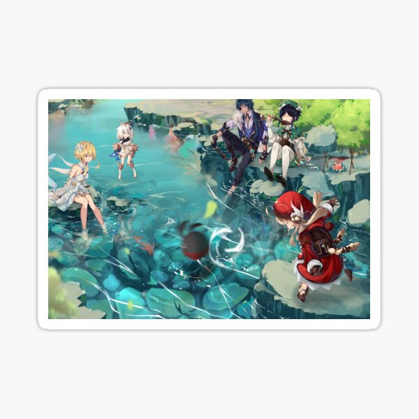 "Genshin Impact" Sticker for Sale by Laugodo | Redbubble