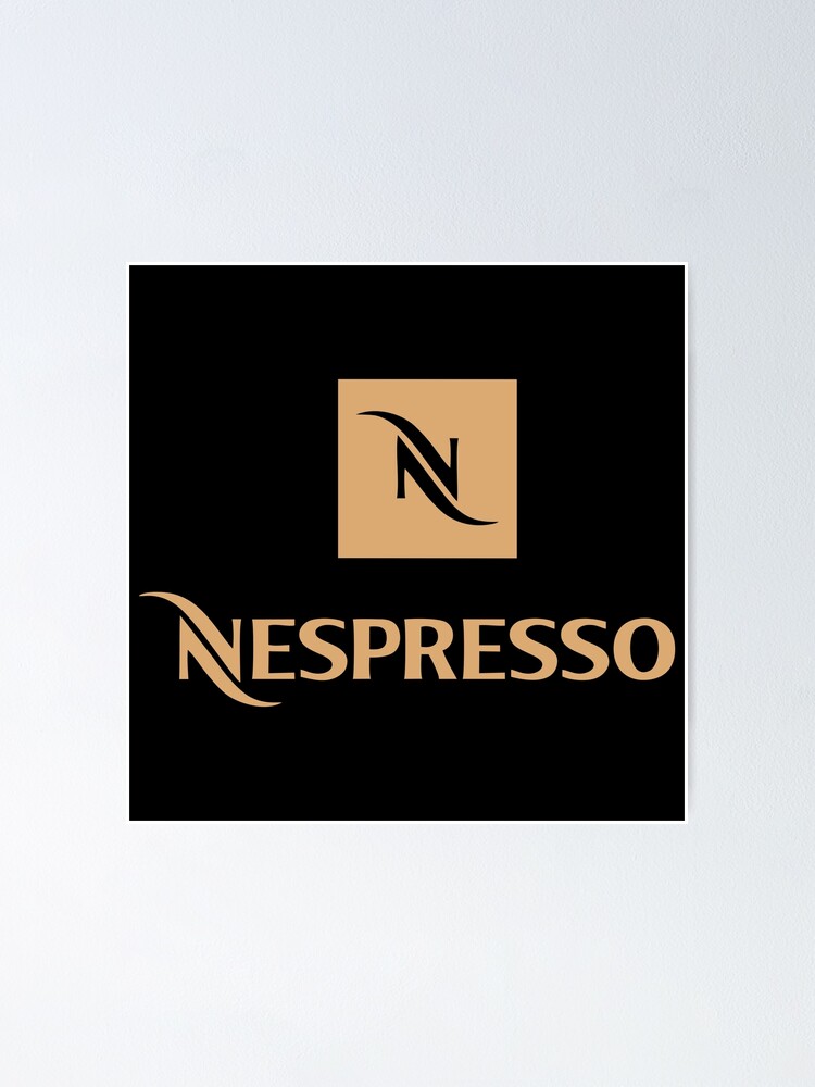 Póster «Diseño de logotipo de Nespresso elegante con clase más vendido ...