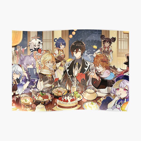 "Genshin Impact" Poster by Laugodo | Redbubble