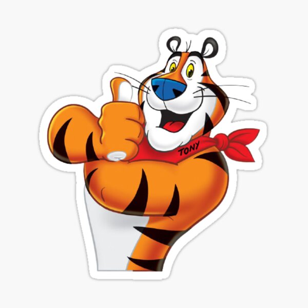 Tony The Tiger Stickers | Redbubble