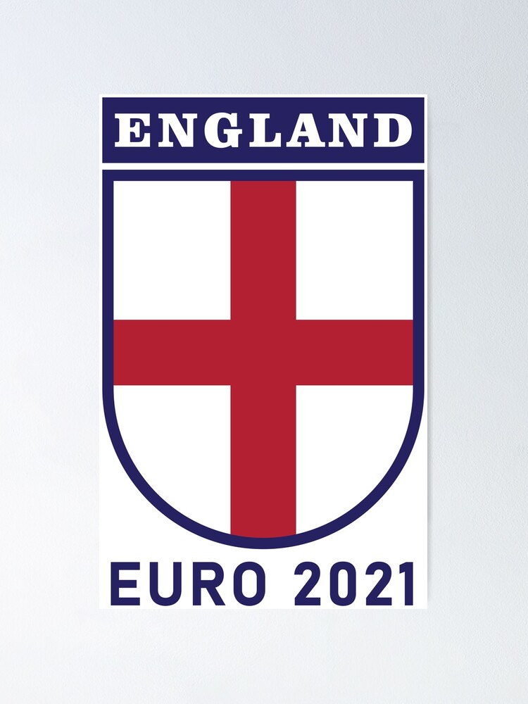 "England football euro 2021 fans" Poster by Asa-design | Redbubble