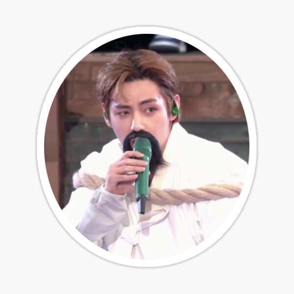 "Kim Taehyung Daechwita - BTS Muster 2021" Sticker for Sale by pichu ...