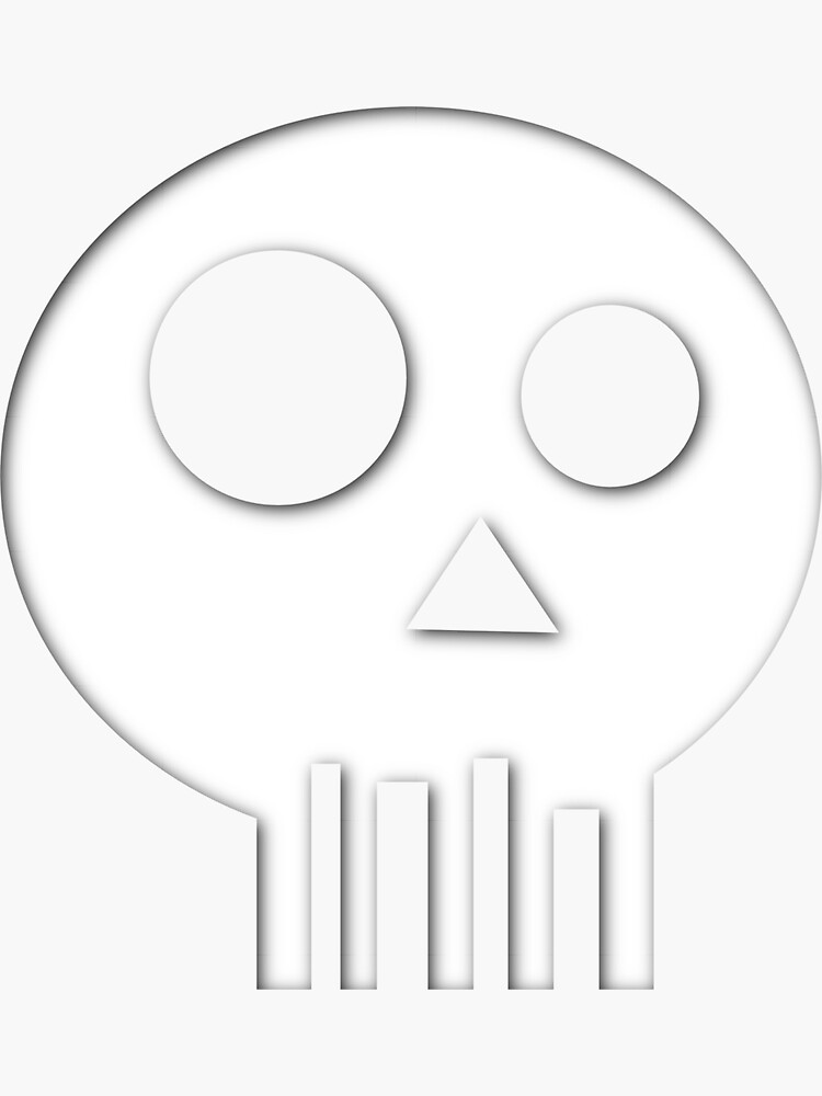 "Shadow Skull" Sticker for Sale by cannibaljp | Redbubble