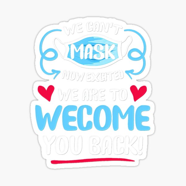 "Can't Mask Excited Back To School Teacher 1st Day Of School Gift ...