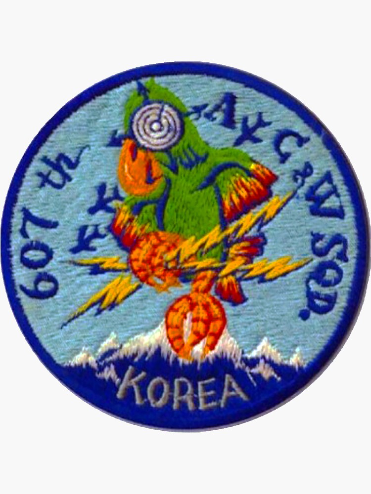 "607TH AC&W SQUADRON - KOREA" Sticker for Sale by militarygifts | Redbubble
