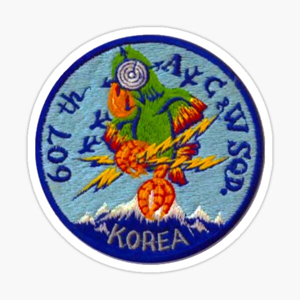 "607TH AC&W SQUADRON - KOREA" Sticker for Sale by militarygifts | Redbubble
