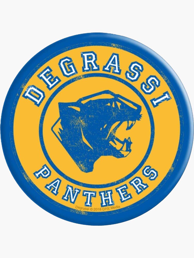 "Classy Degrassi Panthers Logo" Sticker by anturaas | Redbubble