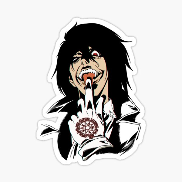 "Ultimate Alucard" Sticker for Sale by Retro-Freak | Redbubble