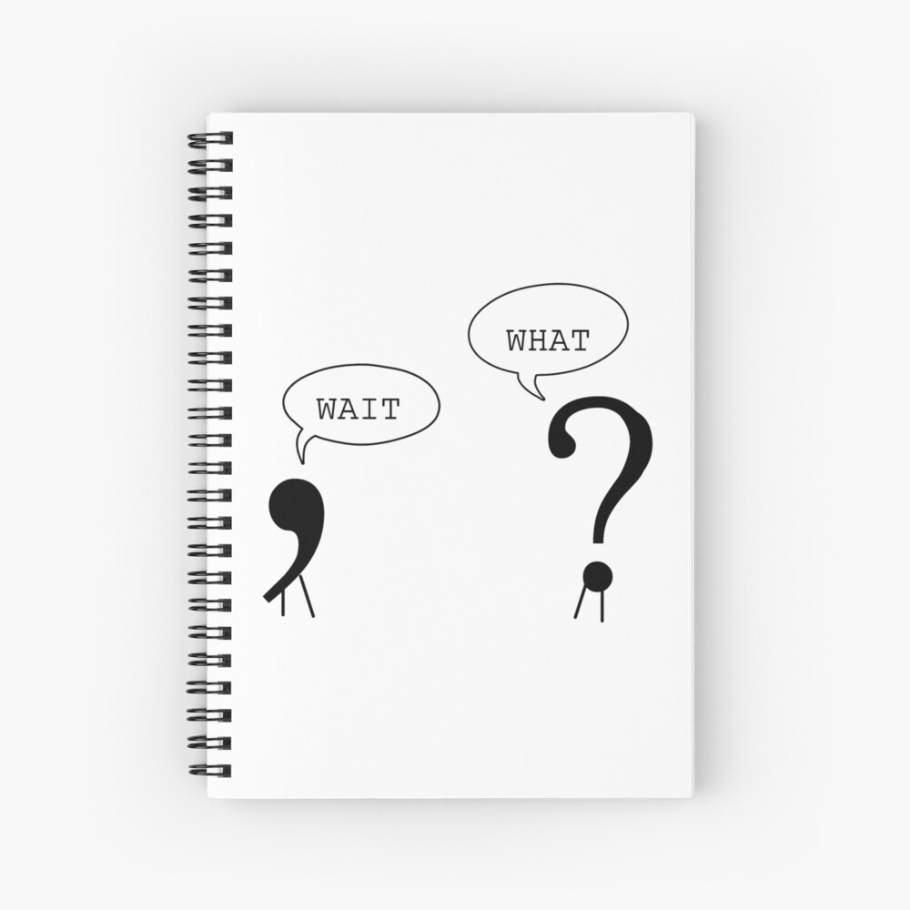 "Wait What Funny Grammar Punctuation Comma Question Mark Dialogue Cool ...
