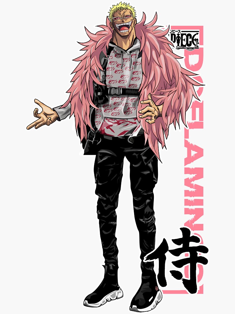 "Doflamingo" Sticker by Joker7 | Redbubble