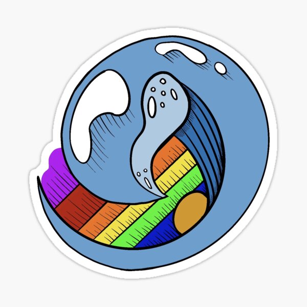 "PRIDE WAVE" Sticker by Missamity | Redbubble
