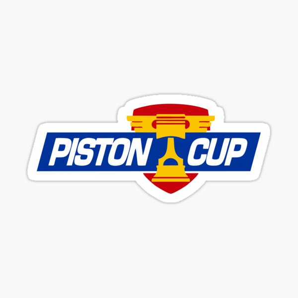 Pegatina «Diseño de copa de pistón legendario de la edición de ...
