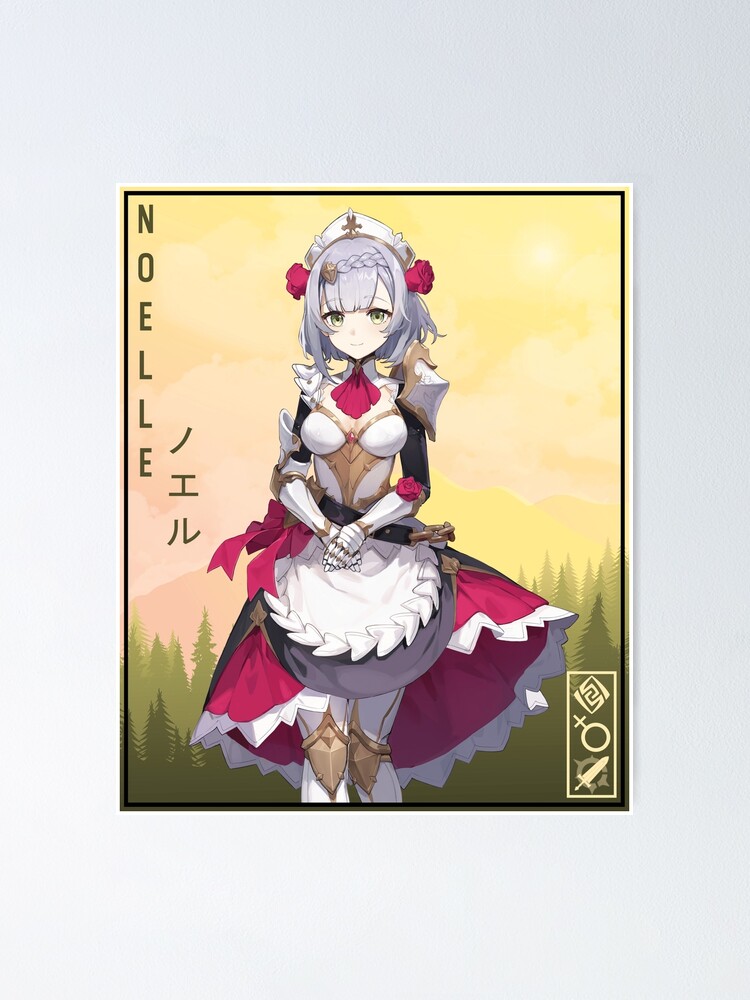 "Noelle - Genshin Impact" Poster for Sale by HandyBrandy | Redbubble