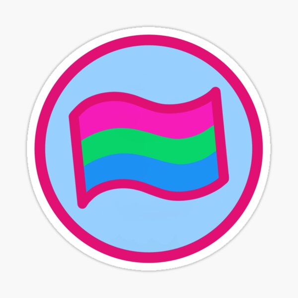 Polysexual Pride Flag Sticker For Sale By Agnes Heloise Redbubble