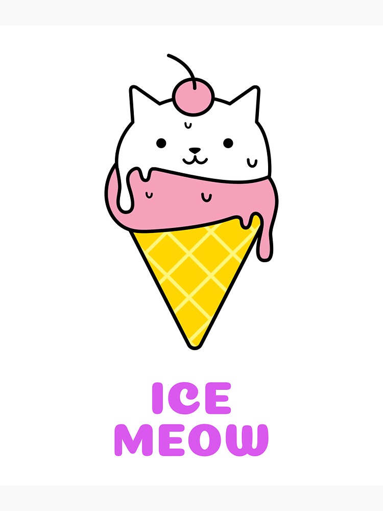"ICE CAT" Sticker for Sale by Forza39 | Redbubble