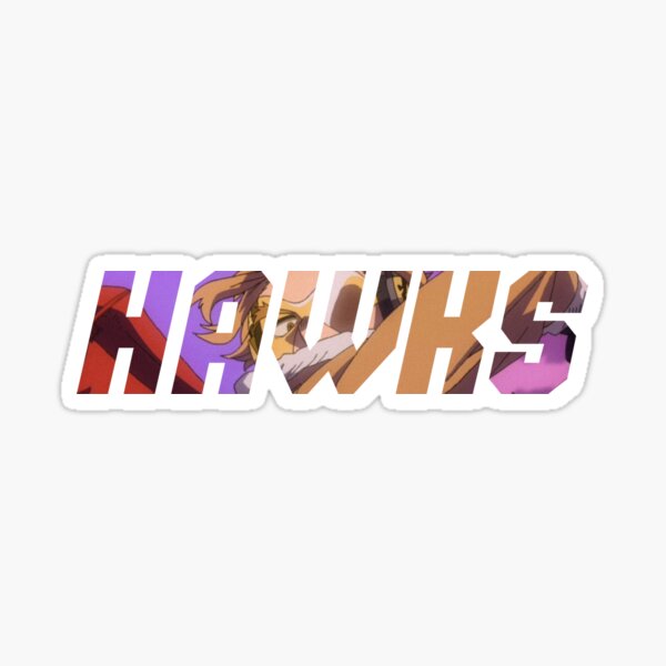"BNHA — HAWKS" Sticker for Sale by love4yves | Redbubble